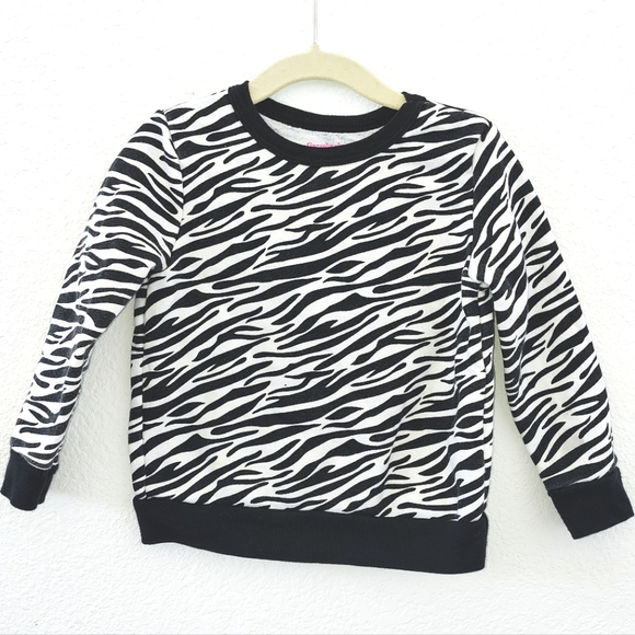 Garanimals | Shirts & Tops | Garanimals Black And White Zebra Crew Neck ...